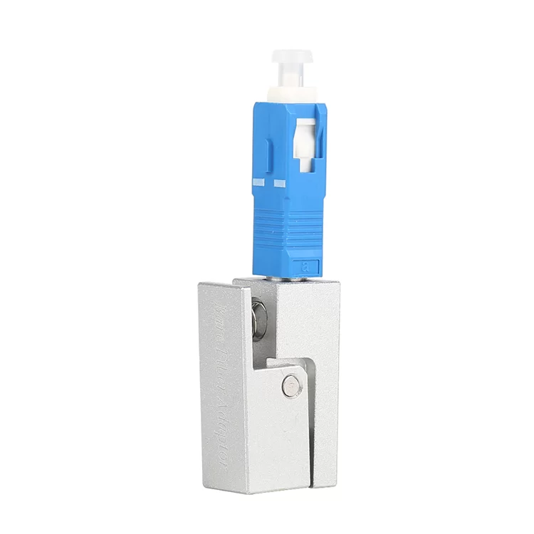 SC Square Bare Fiber Flange Temporary Splice Adapter OTDR Test Bare ...